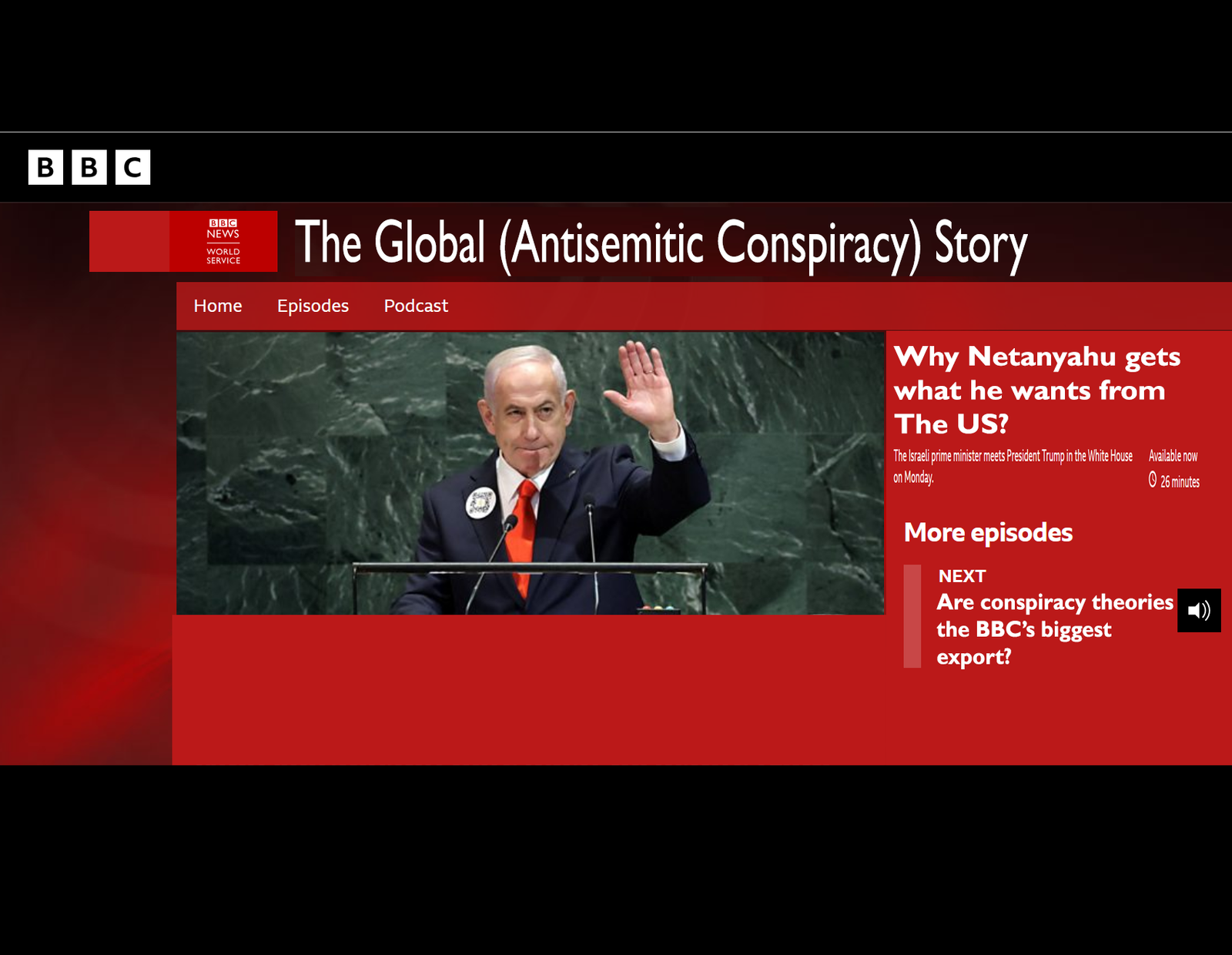 BBC The Global Story: lies, distortion, and antisemitic conspiracy